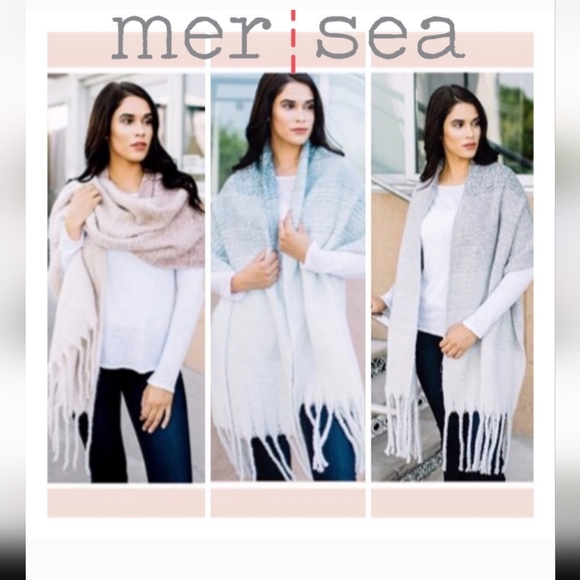 Mer Sea | Accessories | Mersea Cozy Wrap | Poshmark